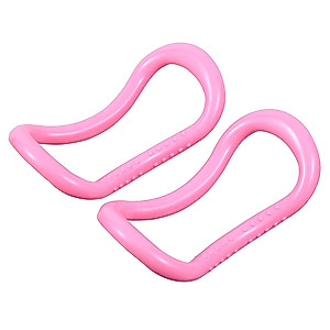 OOFYY Yoga Ring Pilates Ring Yoga Fitness Circle Fitness Magic Circle Sold in Pairs. Home Workout for Toning and Fitness Thighs Great for Yoga, Mobility, Pilates, Strength Equipment