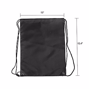 BINGONE Folding Sport Backpack Nylon Drawstring Bag Home Travel Light Blue(2PCS)