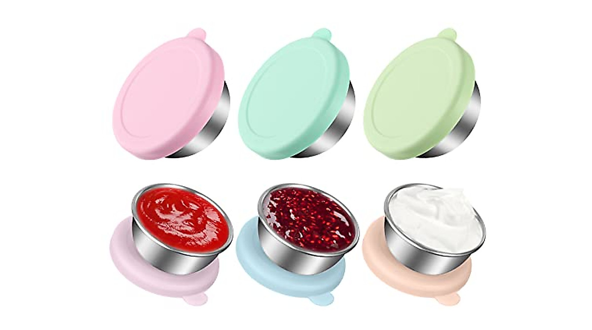 Reusable Salad Dressing Containers for On-the-Go