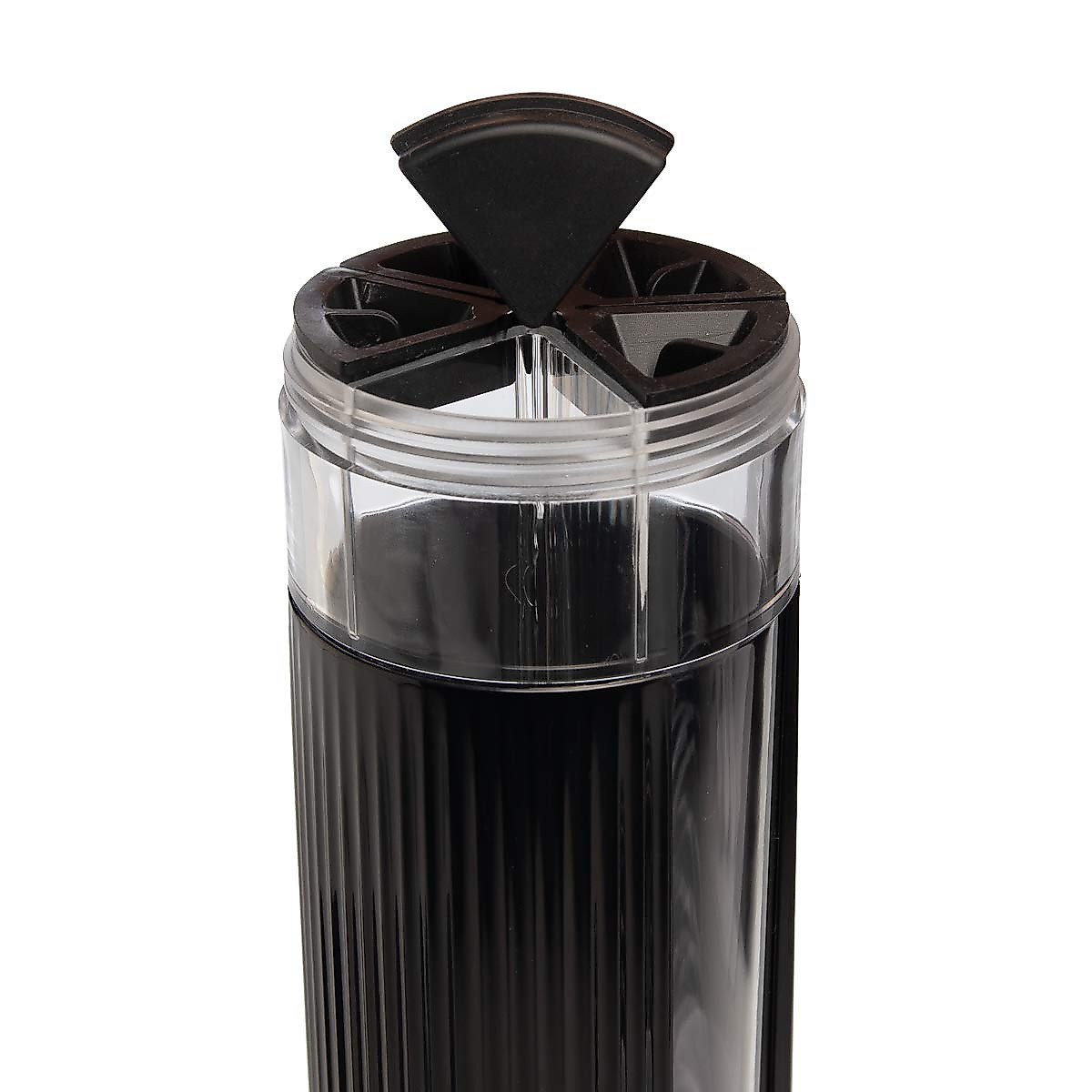 MasterMill 5-in-1 Multi Section Spice Mill, Salt and Pepper Mill Ceramic Combo Multi Spice Dispenser Container Kitchen Organization and Storage