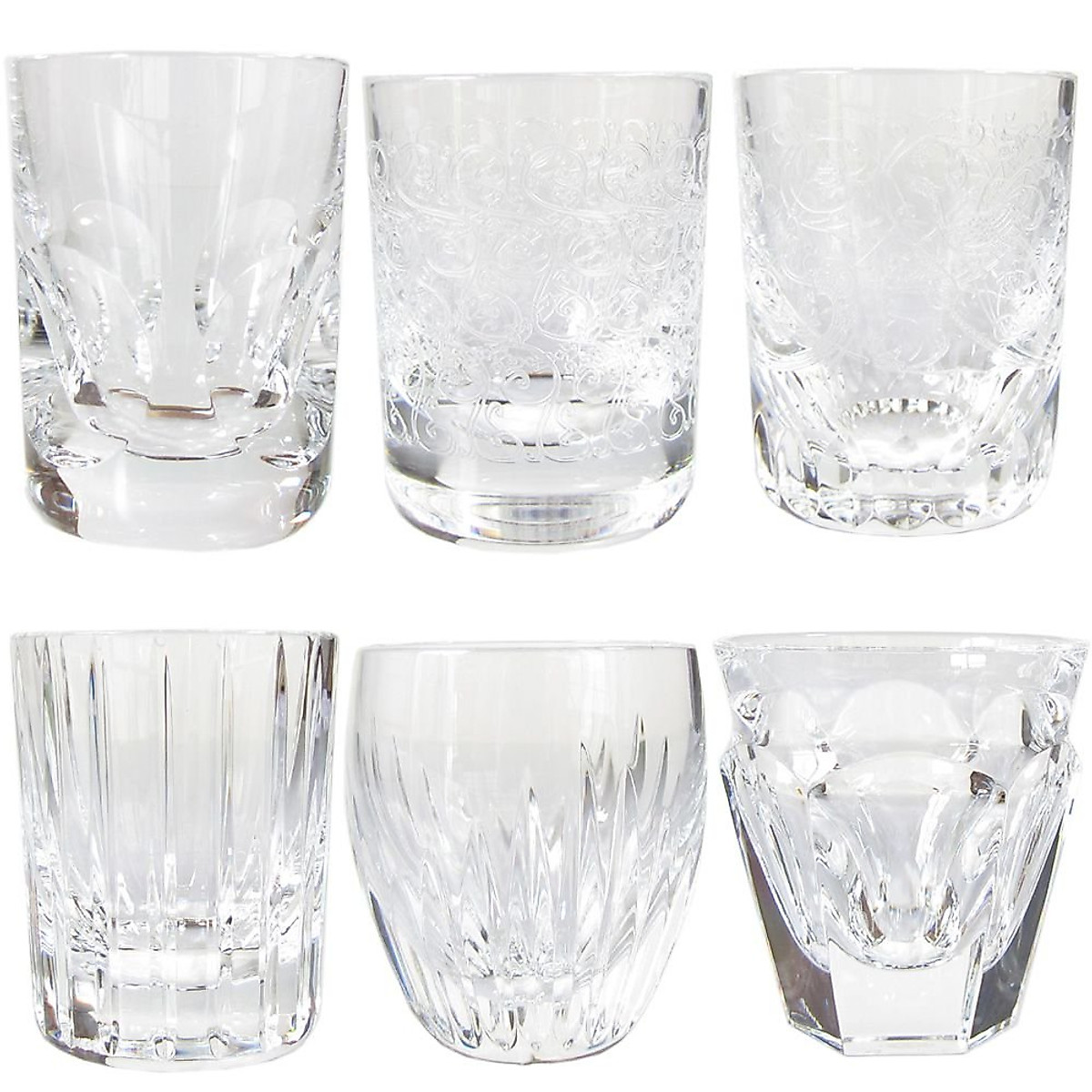 Baccarat Crystal Everyday Les Minis Set of 6 Glasses