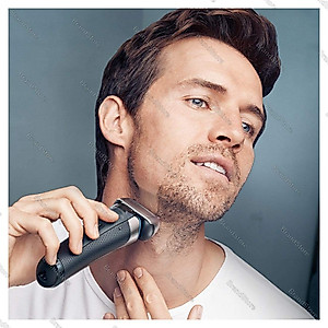 Braun 8 Series 8330S Wet & Dry, Rechargeable, Cordless Shaver/Shaver with Beard Density Readout
