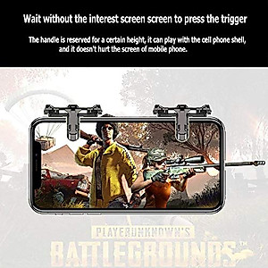 SAVARIA - 2pcs Phone Game Joysticks Shooting Assit Tool for STG FPS TPS Trigger