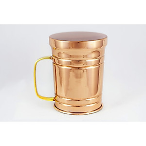20 Oz Alchemade 100% Copper Stein - Renaissance Metal Tankard - Goblet/Mug For Beer, Cocktails, And Your Favorite Beverages - Keeps Drinks Cold Longer