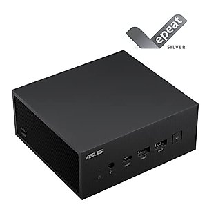 ASUS ExpertCenter PN64 Mini PC System with Intel Core i7-12700H, 16GB DDR5,M.2 PCIE G4 512GB SSD, WiFi 6E, Bluetooth, USB-C, Quad-Display, Windows 11 Pro,Black