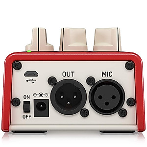TC-Helicon TC Helicon MIC MECHANIC 2 Ultra-Simple Battery-Powered Vocal Effects Stompbox with Reverb, Echo and Pitch Correction