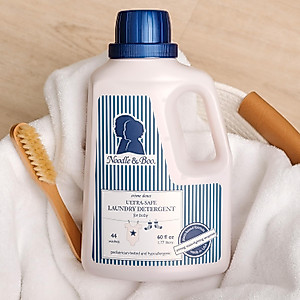 Noodle & Boo Baby Laundry Essentials Ultra-Safe Laundry Detergent, 60 Fl Oz. Creme Douce, Liquid