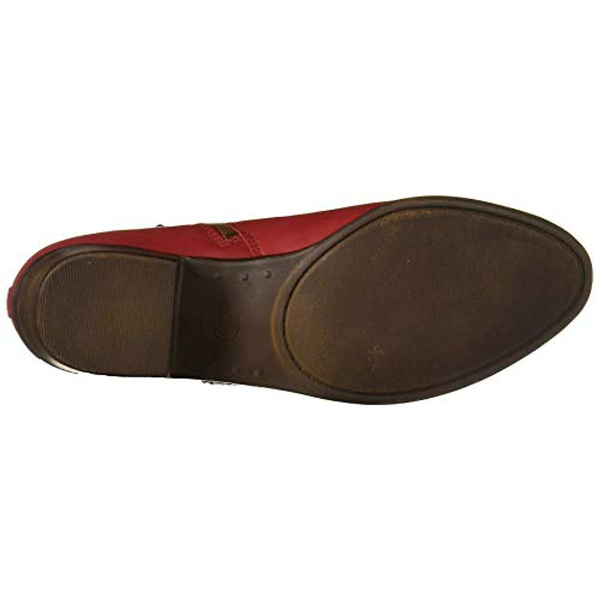 Lucky Brand Women's Basel Ankle Bootie, Garnet, 10