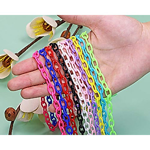 ONLYKXY Plastic Chain, Bird Chain, Birds Toys for Cage