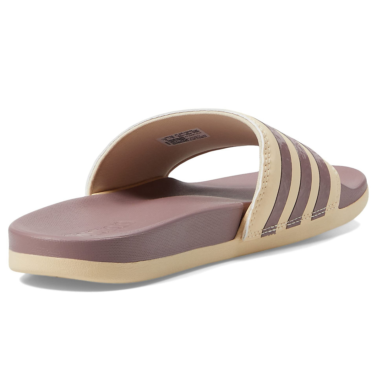 adidas Women's Adilette Comfort Slides Sandal, Sand Strata/Wonder Oxide/Sand Strata, 11