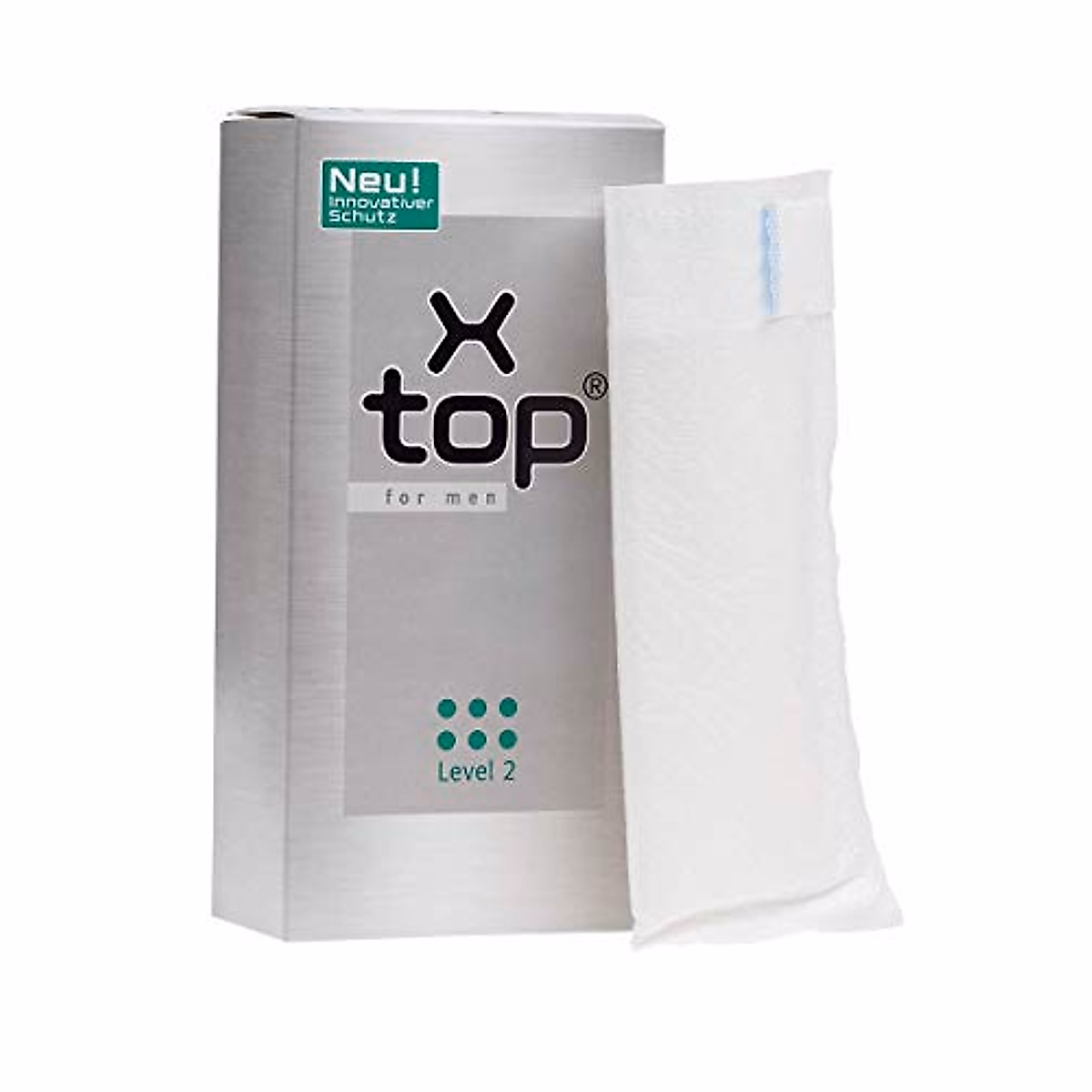 X Top for Men Incontinence Pouch, Level 2, Pack/12