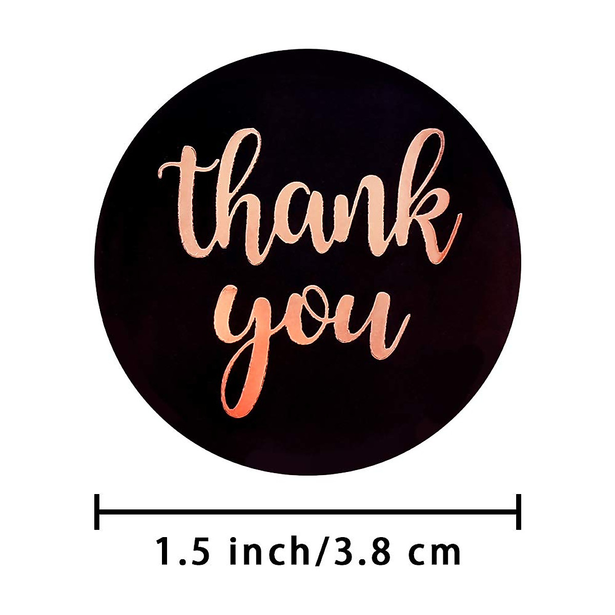 N/W Thank You Stickers Roll, Business Stickers, Envelopes Stickers, Packaging Bags Stickers, Boxes Stickers, Gifts for Sealing and Decoration Stickers, 500 Labels Per Roll