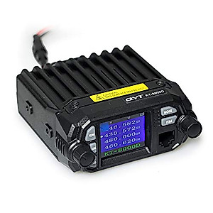 QYT KT-8900D Mobile Transceiver 25W VHF 144-148MHz UHF 420-450MHz Dual Band Quad Standby Mini Car Radio
