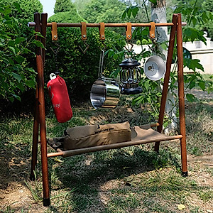 Buer Homie 5 PCS PU Leather Hooks, Multifunctional Leather Hangers, S-Type, Brown