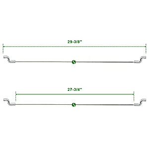 DEHOMKUS (2Pcs) 117-9145 Clutch Cable for Toro 38451 38452 38564 38741 38742 1179145 Snow Blower - 2-Pack 621R 721R 621E 721E Replacement Snow Blower Cable