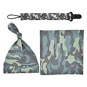 Boy Swaddle Blanket, Receiving Blankets Boy, Camouflage Swaddling Blanket, Accessory Clip, Baby Boy Swaddle Registry, Newborn Wrap Soft Snug Strethey Breathable, Hospital Coming Home Outfit