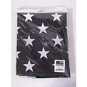 Trade Winds 3x5 USA Thin Gray Line American Correction Officer Law Enforcement Flag Grey Premium Fade Resistant