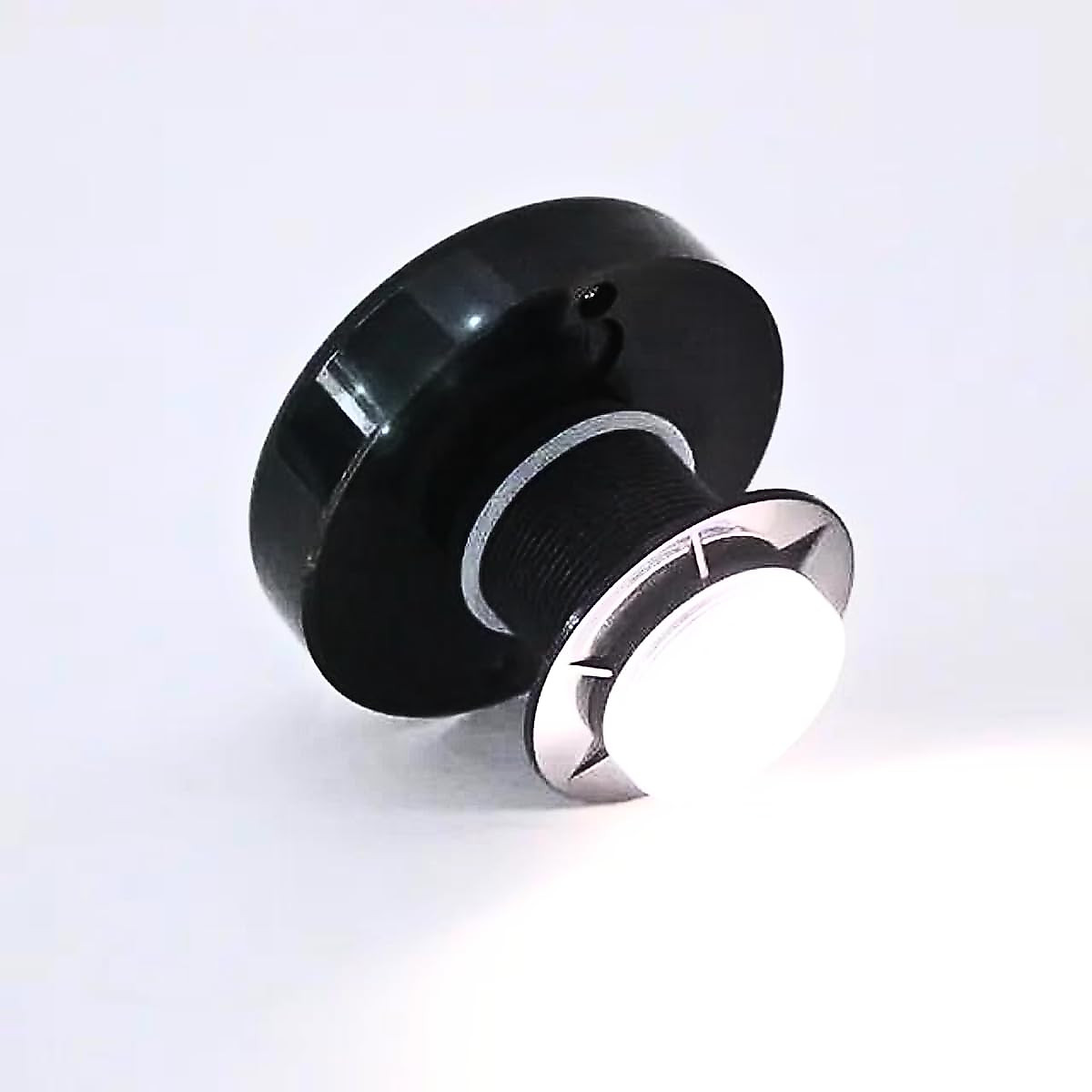 BRIGHTICONIC BICSL20-01 5LEDs Solar Portable Toilet Chicken Coop Dog House Storage Shed - Waterproof LED Night Light for Closet Camping Outhouse Kit Portable Potty (BICSL20-01(5LEDs))