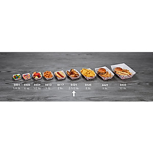 Southern Champion Tray 0421 #250 Southland Paperboard Food Tray, 2-1/2 lb Capacity, Red Check (Case of 500)