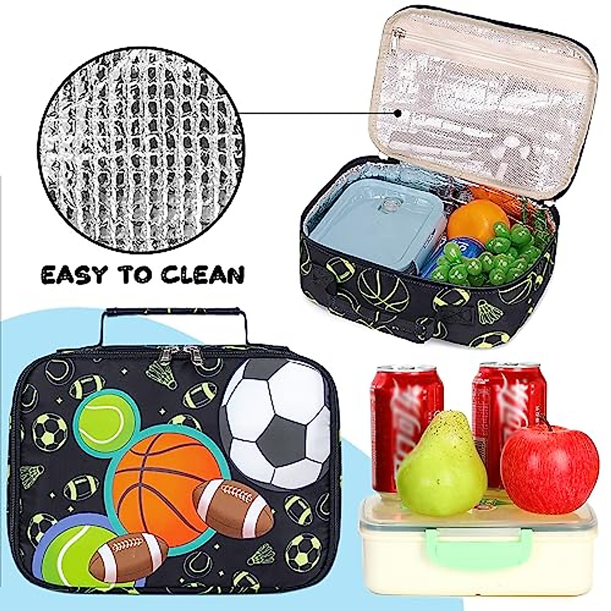 Backpack for Kids Boys Girls Preschool Kindergarten Bookbag Set with Lunch Box Soccer Toddler School Bag