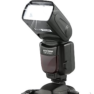 K&F Concept Camera Flash Speedlite with LCD Display, External Flash Speedlite Compatible with Canon Nikon Sony Olympus Pentax DSLR & Digital Cameras with Single-Contact Hot Shoe