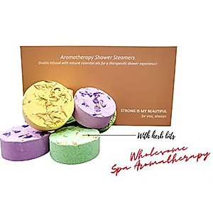 Aromatherapy Shower Steamers; Double Infused with Organic Essential Oils; Spring Gift; Hostess Gift; Thank You Gift; Mother's Day Gift