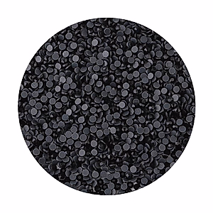 beadsland Crystal Hotfix Rhinestone,Machine Cut Stone 1440pcs/pkg (Black,SS10/3mm)