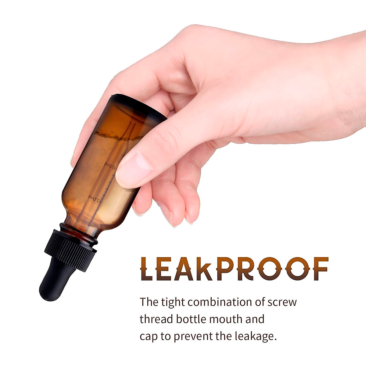 ZBCCEOB 24 Pack Frosted Black Dropper Bottles, 2oz/60ml Glass Tincture Bottles with Measured Eye Dropper, Leak Proof Travel Bottles for Essential Oils/Chemistry Lab Chemicals/Colognes & Perfumes