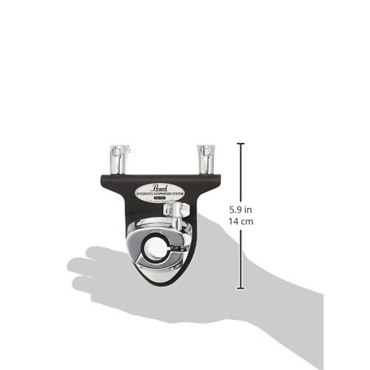 Pearl Integrated Suspension System Tom Mount for 12"-16" Drums; Removes Shell Mounting Hardware for Better Tom Resonance and Sustain. Fits Triple-Flanged and Die-Cast Hoops.
