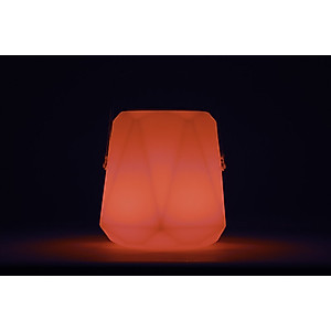 Mooni Diamond Speaker Lantern - Indoor/Outdoor Wireless Bluetooth Speaker and 7 Color LED Lantern with 5 Light Modes (31972)