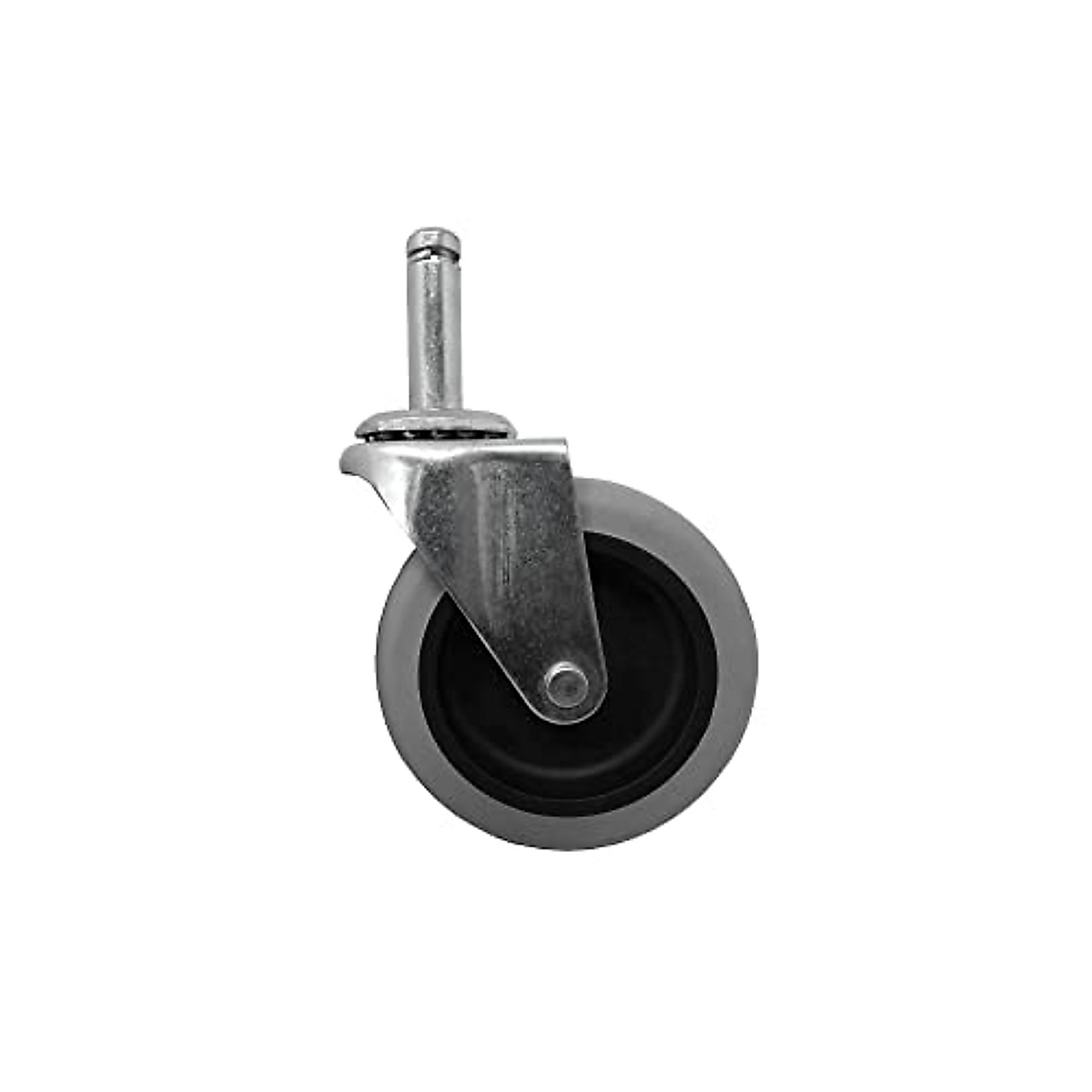 Shepherd Hardware 9807 3-Inch Swivel Stem Caster, Rubber Wheel, 7/16-Inch Stem Diameter, 175-lb Load Capacity
