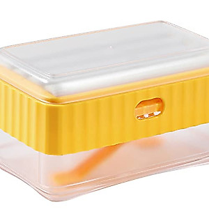 Qinlorgo Box, Bathroom Decorative Multifunctional Drainage Foaming Tray (Yellow)
