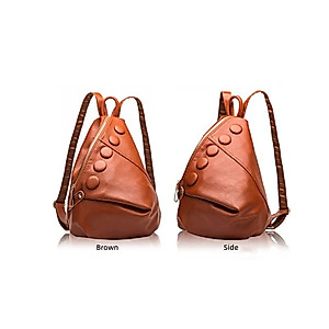 TKFDC Designed for Women's Backpack Shoulder Bag Tote Bag School Book Bag (Color : D, Size : 1)