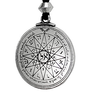 Talisman of Mercury Key of Solomon Pentacle Amulet Necklace