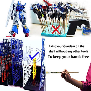 HOILUEYO DIY Model Shelf Stand, Plastic Parts Shelf, Placing Rack,Model Shelf,Placing Rack,Suitable for Many Types Making Accessories of Action Figures