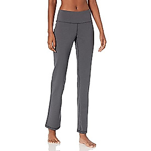 Amazon Essentials Women's Studio Sculpt Slim Bootcut Pant (Available in Plus Size), Charcoal Heather, Large