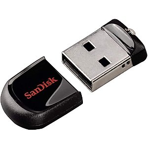 SanDisk Cruzer Fit CZ33 32GB USB 2.0 Low-Profile Flash Drive- SDCZ33-032G-B35