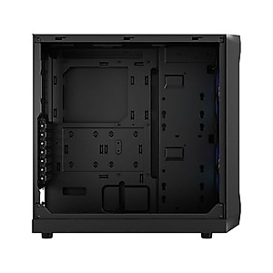 Fractal Design Focus 2 RGB Black TG Clear Tint, mid tower - Tempered Glass