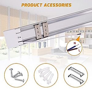 Viugreum 6500K LED Shop Lights for Workshop Garage 4FT Cold White 40W 4800lm Super Bright LED Workbench Lights, Easy Install Tube Lights,Hight Output Garage Lights Ceiling LED (Pack of 10)