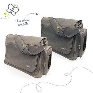 bblüv - Ültra - Large Capacity Diaper Bag, Multi-Function, Mommy Travel bag, Changing Pad included - Diaper Bag with Changing Station – Free hand on the stroller, Tote or Crossbody Holding