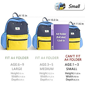 Preschool Toddler Backpack For Boys Girls, Toddler School Mini Backpack For School & Travel, Small Kids Child Backpacks, Preschool Kindergarten Elementary Toddler bag, 11" H, For Kids 2-4, Small