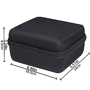 co2CREA Hard Travel Case Replacement for Xvive U4R2 Wireless in-Ear Monitoring System IEM System Transmitter Beltpack Receiver