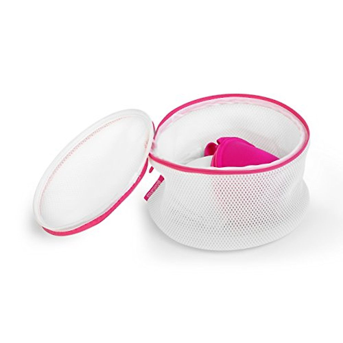 Brabantia Mesh Bra Wash Bag (White) Laundry Washing Machine Bag for Delicates, Travel, Organisation, Face Masks