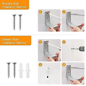 WaaWee 5Pcs Folding Coat Hooks, Wall Hanging Hooks - Aluminium Alloy Folding Clothes Hook, Foldable Aluminum Alloy Single Towel Hook ​for Bathroom, Bedroom and Fitting Room (Frosted Silver