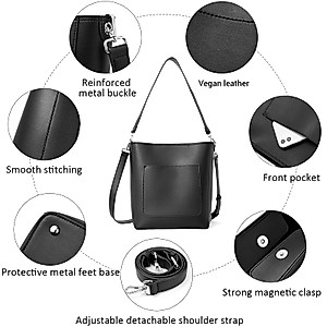 BROMEN Hobo Bags for Women and Wristlet Wallet