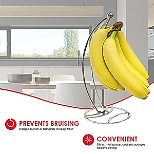 Home Basics Flat Wire Hanger Banana Tree