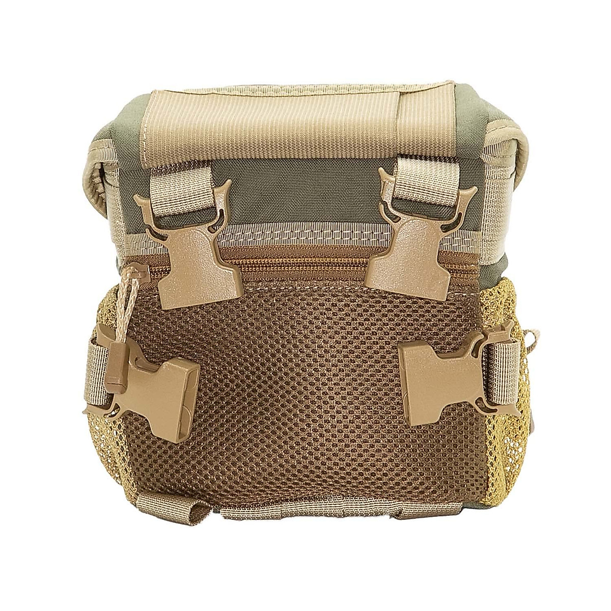 Alaska Guide Creations Hybrid Binocular Pack | Compact Utility Bag with Mesh Side Pockets | Binocular Harness for Comfort and Quick Access (Mossy Oak Break-Up Country)