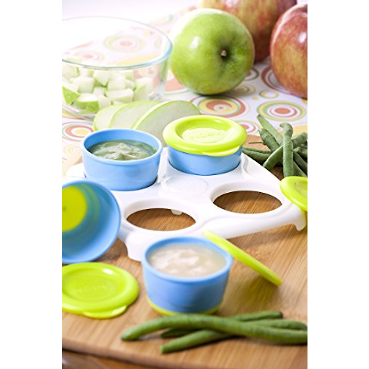 Nuby Garden Fresh 4pk Fresh Food Pods in Tray (Colors May Vary)
