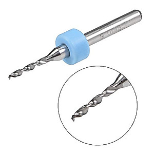 uxcell PCB Drill Bits 1.5mm Tungsten Carbide Rotary Tool Jewelry CNC Engraving Print Circuit Board Micro Drill Bits 1/8 Inch Shank 5 Pcs