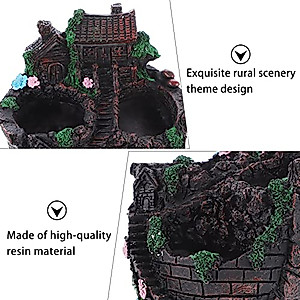 Homoyoyo Flower Vases Decorative 1pc Bonsai Gift Indoor Outdoor Inches Party Desk Scenery Landscape Coffee, Doll Led Container Fleshy Pot, Office Plant Resin Decoration, Pot Statues Plants Pots